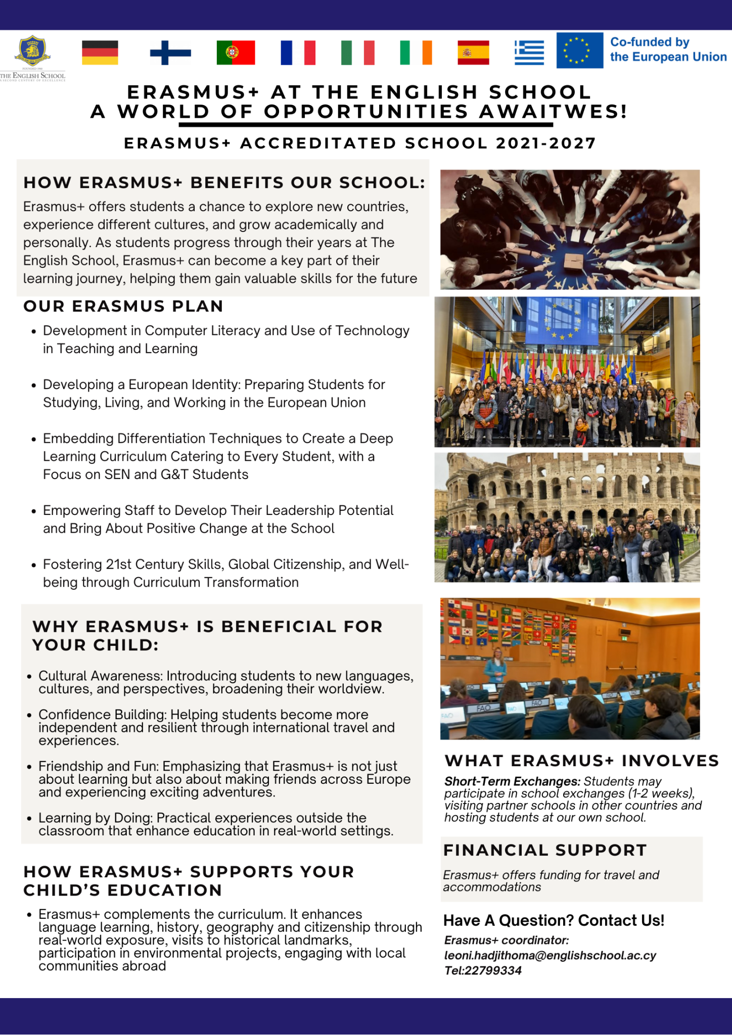 Erasmus+ - The English School